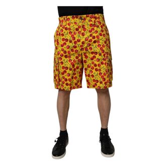 Dolce & Gabbana Homme, Shorts, Multicolore, Taille: M Bermuda Imprim&eacute;