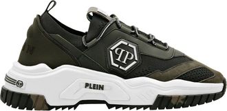 Philipp Plein Low-Top Sneaker - L&auml;ufer Predator - Gr. 42 (EU) - in Gr&uuml;n - f&uuml;r Damen