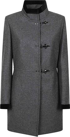 Fay Manteau Au Genou - Gris