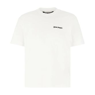 Palm Angels Homme, Tops, Blanc, Taille: XL T-shirt