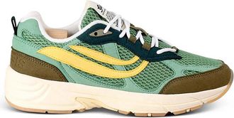 Genesis Herren vegan Sneaker G-Eco 99 Multi Olive Gr&uuml;n Gelb