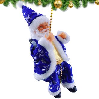 Generico Weihnachtsmann Elektrisch durch Perlenkette, Innendekoration für Tür, Wohnzimmer, Kinderzimmer, Einkaufszentrum, Kinder, Mädchen