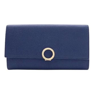 Bulgari Pre-owned Cuir petite-maroquinerie - Femme - Pre-owned - Bleu - Taille: ONE Size