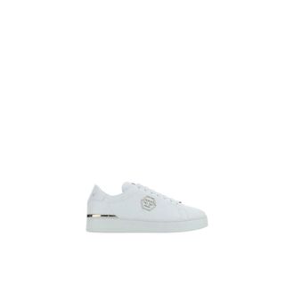 Philipp Plein Homme, Chaussures, Blanc, Taille: 40 EU Leather Low Top Baskets