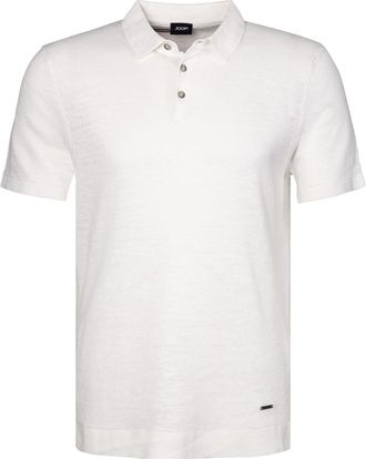 Joop Herren Polo-Shirt weiß unifarben