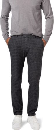 Bugatti Herren Hose grau kariert