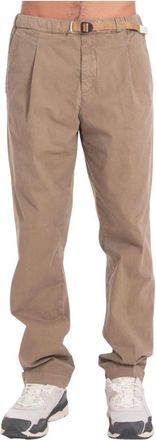 White Sand Homme, Pantalons, Beige, Taille: M Pantalon Droit en Coton &agrave; 1 Pince
