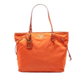 Prada Pre-owned Nylon Tote Bag - - Pre-owned - Damen - Orange - ONE SIZE