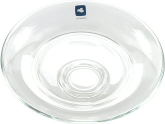 Leonardo Leonardo Senso Large Saucer Saucer Glass Saucer, Glass, D 14.5 cm Trivet, 24015