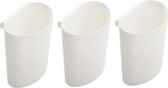 SOLUSTRE 3 St&uuml;ck Teiliges H&auml;ngendes Aufbewahrungskorb Langlebigem PP Kunststoff Vielseitig Einsetzbar f&uuml;r Rollwagen Sch&ouml;nheits K&uuml;chenbedarf Leicht zu Reinigen 