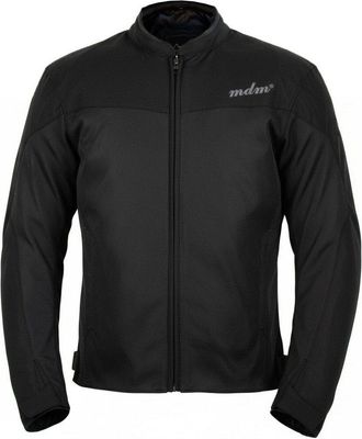 MDM Motorradjacke Herren Air Mesh Motorradjacke Schwarz, mit Protektoren, Atmungsaktiv Leicht f&uuml;r den Sommer