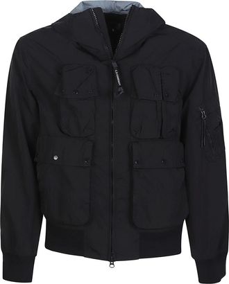 C.P. Company C.p. Company, Homme, Vestes, Bleu, Taille: M Chrome-R Goggle Jacket