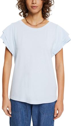 Esprit Damen 032EE1K305 T-Shirt, 440/LIGHT Blue, S