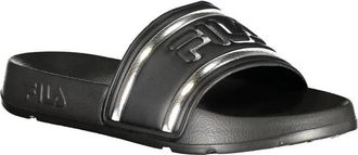 Fila Schwarze Sandale mit silbernen Logodetails - - Shoes - Damen - Schwarzk - 39 EU