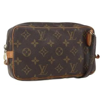 Louis Vuitton Sac bandouli&egrave;re vintage en toile Pre-owned - Femme - Pre-owned - Brun - Taille: ONE Size