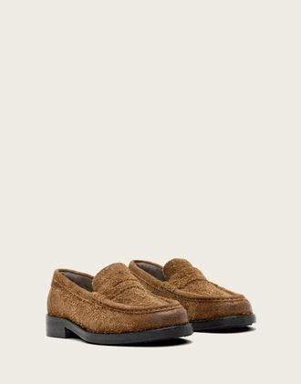 AllSaints Bloom - Mocassins textur&eacute;s - Marron-Brown
