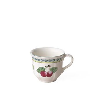 Villeroy & Boch French Garden Fleurence Tasse à café, 200 ml, Hauteur : 6,8 cm, Porcelaine Premium, Blanc/Multicolore