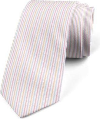 Generic Cravate Homme Blanc Jaune Roses Bleu Violet Classique Men Tie &Eacute;l&eacute;gant Cravate Pour Remise De Dipl&ocirc;me L&Eacute;cole Travail