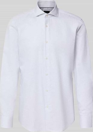 HUGO BOSS Slim Fit Businesshemd aus reiner Baumwolle Modell HANK