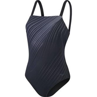 Speedo Damen Badeanzug SPDSCU AMBERGLOW PT 1PC AF BLACK/GREY
