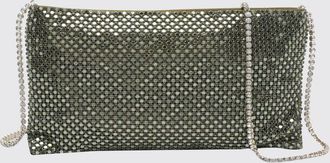 Benedetta Bruzziches Your Best Friend Mini-Tasche aus Seide mit Strass und Schmuckriemen