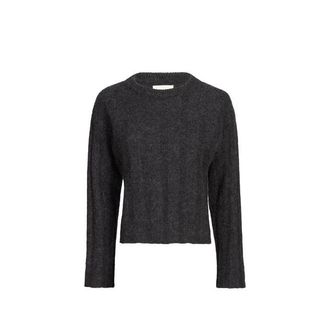 Saison 1865 Pull Taylory court col rond en laine mélangée