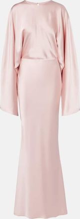 Norma Kamali Robe longue Reverse Obie en satin