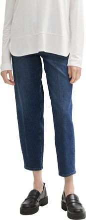 Tom Tailor Damen Mom Jeans mit B&uuml;gelfalte,10282 - Dark Stone wash Denim, 36/28