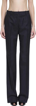 Tom Ford Corded Chalk Stripe Wool Trousers