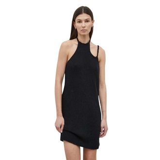 Won Hundred Robe &eacute;vas&eacute;e &agrave; col b&eacute;nitier - Femme - Robes - Noir - Taille: 36 FR