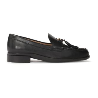 Kazar Leder-Halbschuhe auf einer flachen Sohle verziert mit Haken - - Shoes - Damen - Schwarzk - 37 EU