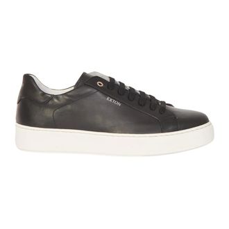 Exton Homme, Chaussures, Noir, Taille: 41 EU Baskets Basses en Cuir