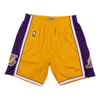 Mitchell & Ness Los Angeles Lakers NBA Swingman Shorts - Homme - Sport - Jaune - Taille: XL
