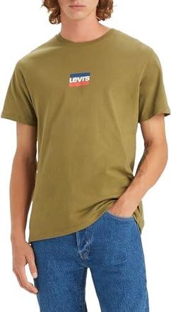 Levi's Homme Graphic Crewneck Tee, Mini Sportswear Martini Olive, S