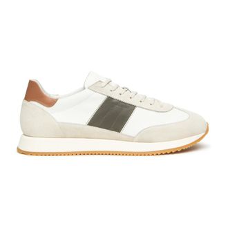 Nero Giardini Homme, Chaussures, Beige, Taille: 40 EU E601113U-714 Baskets en cuir et daim