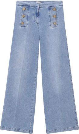 Seductive Femme, Jeans, Bleu, Taille: 36 FR Wide Jeans