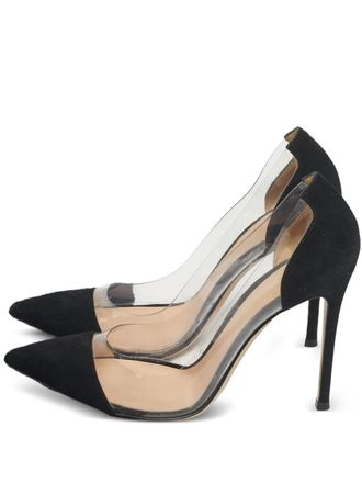 Gianvito Rossi Pumps mit transparenten Details - Schwarz