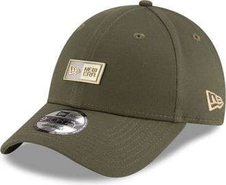 New Era 9Forty Strapback Cap - Metal Badge Oliv