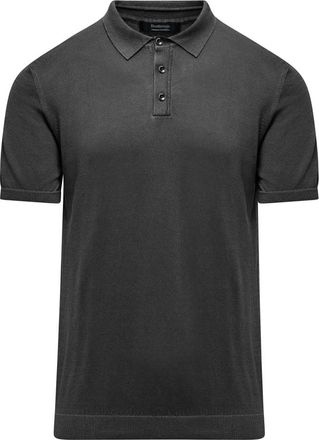 Bomboogie Homme, Pulls, Noir, Taille: 3XL Pull Polo en Coton avec Col
