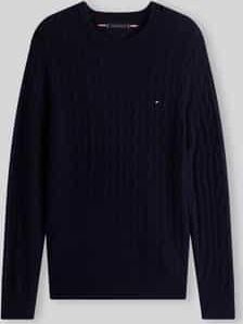 Tommy Hilfiger Regular Fit Pullover aus reiner Schafswolle