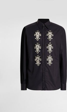 Dolce & Gabbana Striped Cotton Martini Shirt - Mann Hemden n/d 41