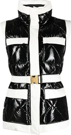 Balmain Femme, Vestes, Noir, Taille: 36 FR Veste rembourr&eacute;e sans manches
