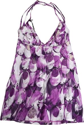 Roberto Cavalli Femme, Sous-v&ecirc;tements, Multicolore, Taille: 38 FR Sous-v&ecirc;tement &agrave; Col Halter et Motifs