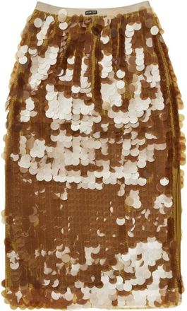 Munthe Femme, Jupes, Jaune, Taille: 40 FR Bomi Midi Skirt