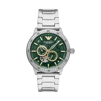 Emporio Armani Mario 43 mm Automatik-Uhr - - Accessories - Herren - Grau - ONE SIZE