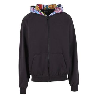 Carlo Colucci Homme, Sweatshirts et sweats &agrave; capuche, Noir, Taille: M Vestes