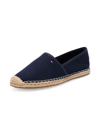 Tommy Hilfiger Damen Flag Canvas Espadrille Fw0Fw08541 Espadrilles, Blau (Space Blue), 35