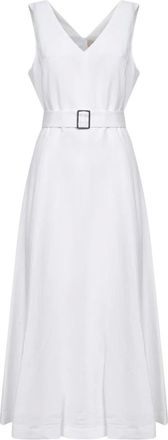 Blanca Vita Femme, Robes, Blanc, Taille: 38 FR Robe &Eacute;vas&eacute;e &agrave; Col en V