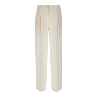 HUGO BOSS Femme, Pantalons, Blanc, Taille: 40 FR Pantalon Droit
