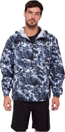 Champion Homme, Vestes, Bleu, Taille: L Veste Pliable Demi-Zip